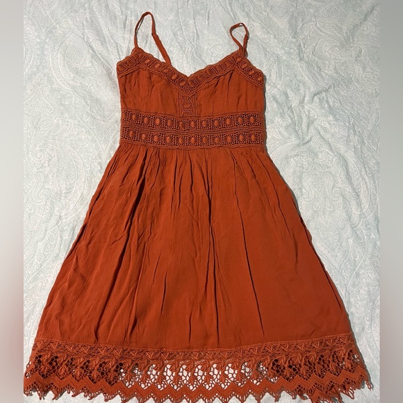 Abercrombie & Fitch | Dresses | Af Orange Sundress | Poshmark